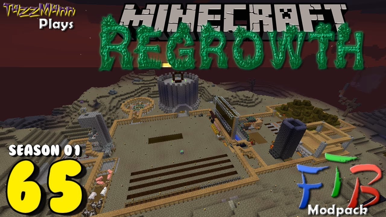 Regrowth S01E65 - My Little Oasis - Minecraft FTB Modpack Let's Play ...