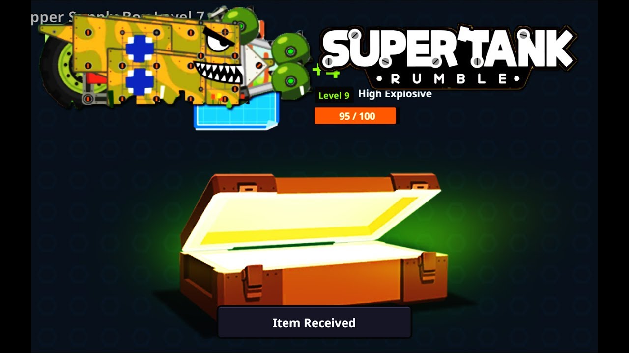 Super Tank Rumble Crate Opening - YouTube