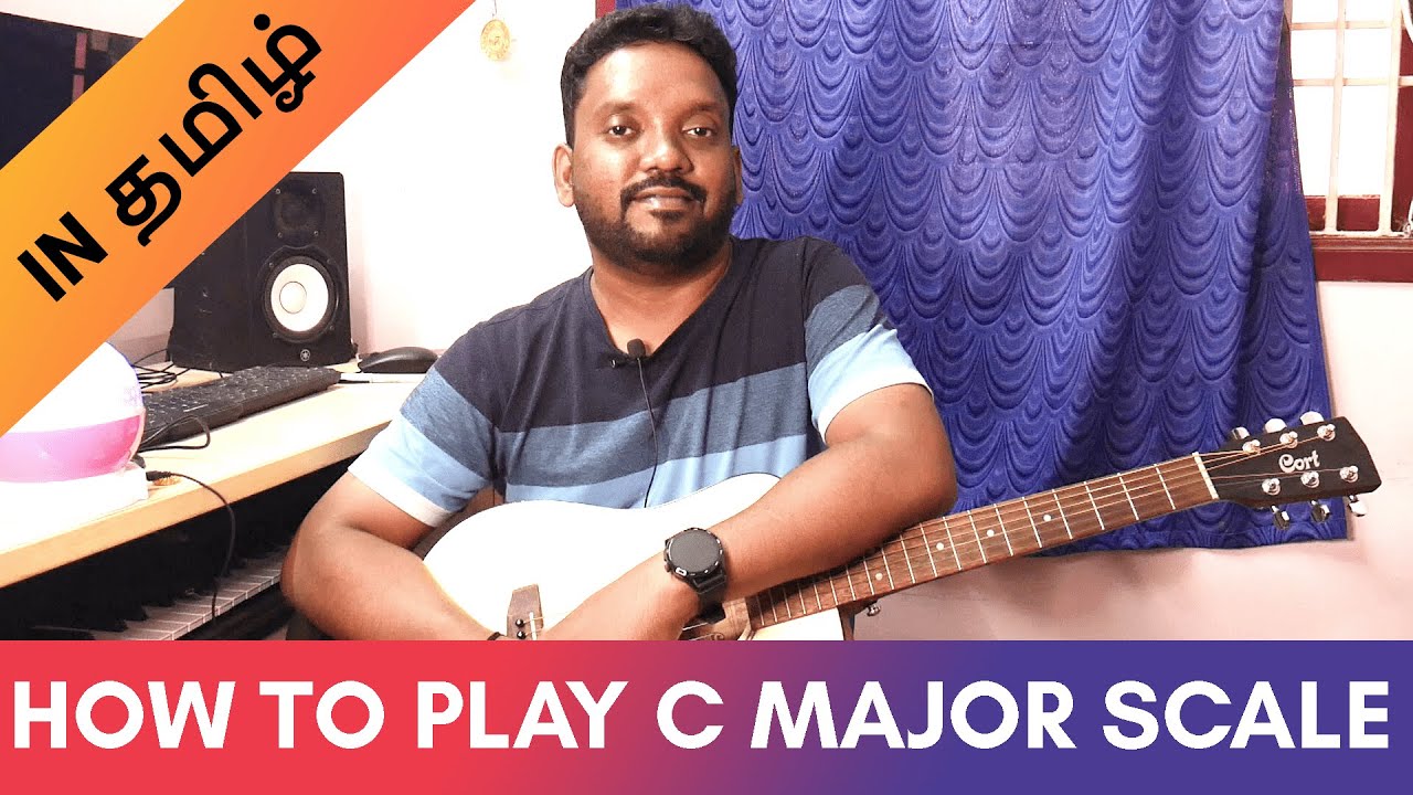How to Play Open C Major Scale on Guitar - YouTube