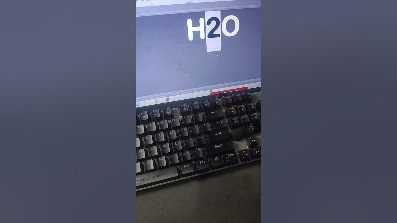 SubScript Symbol Tricks #keyboard #Nicl #niclcomputer #niclvídeo # ...