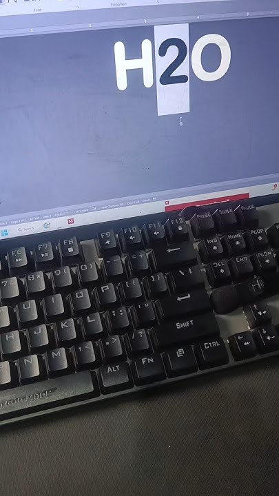 SubScript Symbol Tricks #keyboard #Nicl #niclcomputer #niclvídeo # ...