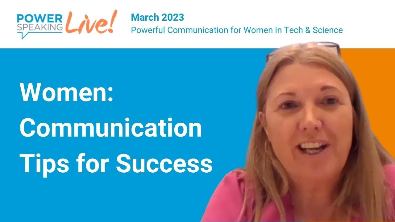 Women Communication Tips for Success - YouTube