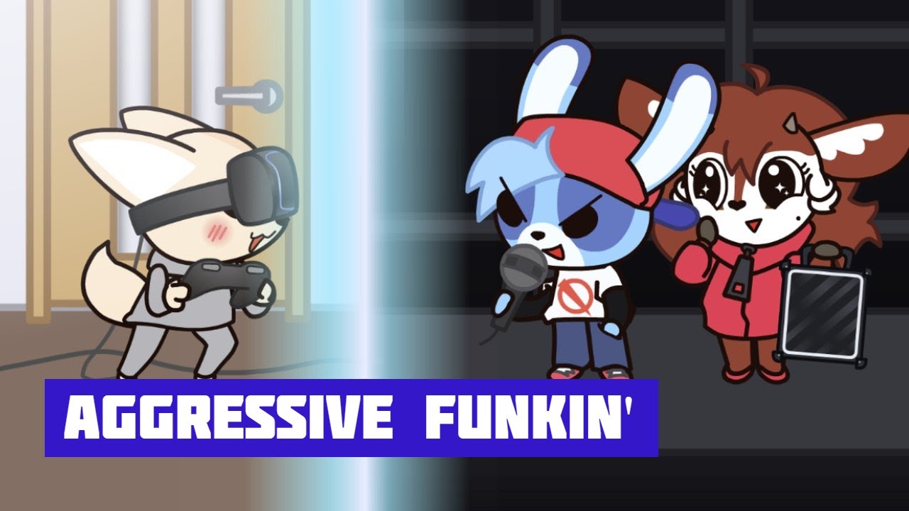 FNF x Aggretsuko: Aggressive Funkin' - YouTube
