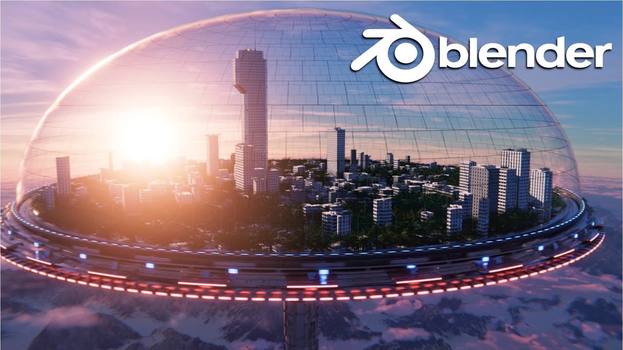 Sky city- Blender tutorial (breakdown) - YouTube