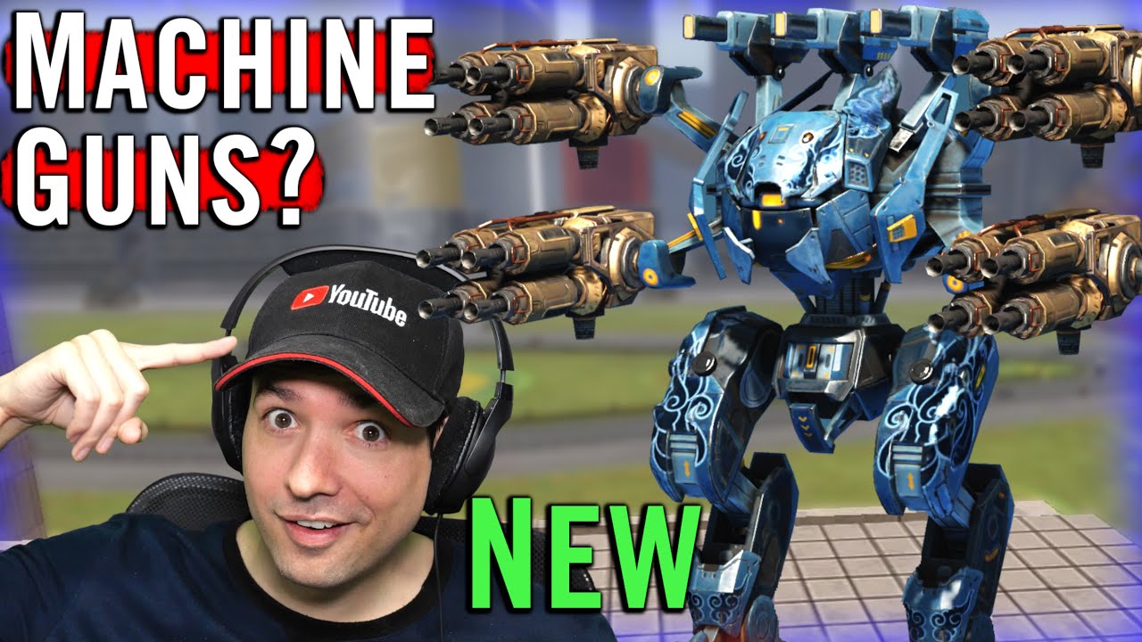 War Robots New REGULATOR Machine Guns Gameplay - YouTube