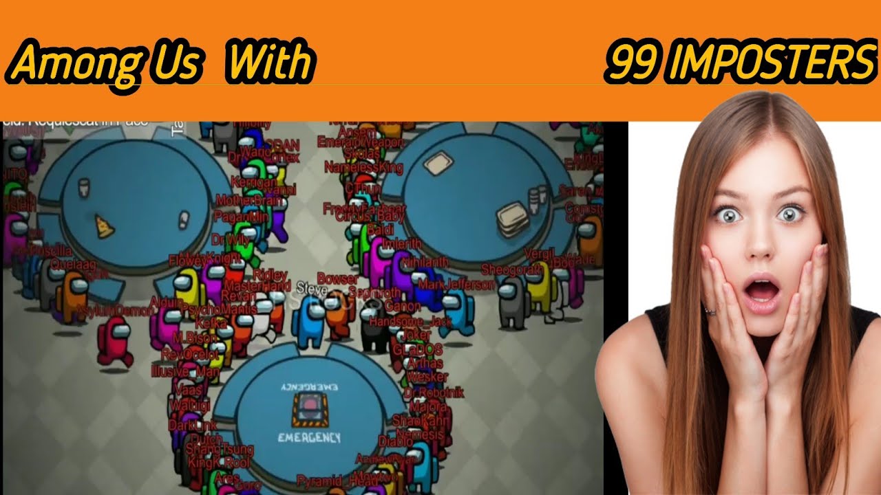 I PLAYED AMONG US WITH 99 IMPOSTERS IN HINDI COMMENTARY ! - YouTube