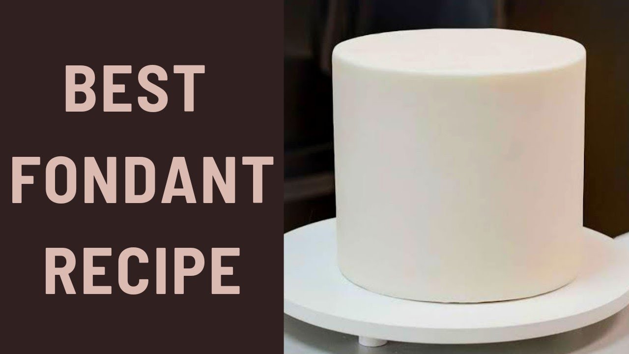 HOW TO MAKE FONDANT//SIMPLE FONDANT +recipe for all weather - YouTube
