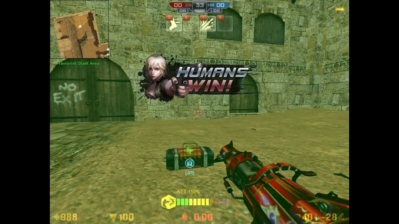 Counter Strike Ultimate 3-Zombie 3 (de_dust) - YouTube