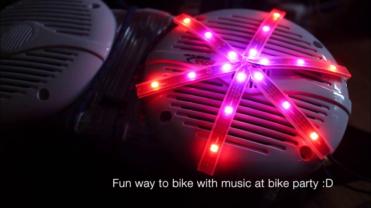 Backpack LED Music Visualizations - Arduino Color Organ - YouTube
