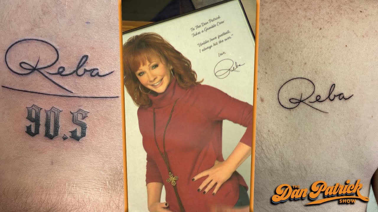 Look In: Dylan The Graphics Guy Shows Off His New Reba Tattoo | 2/16/24 ...