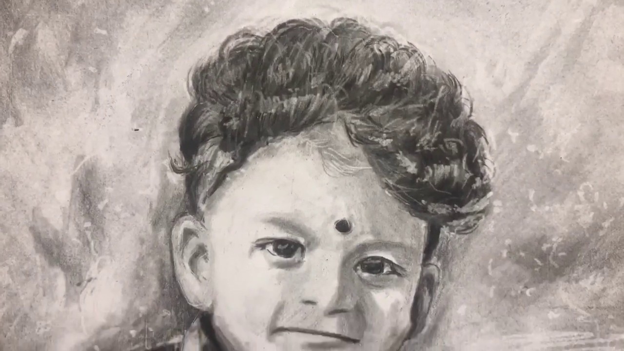How to draw baby face pencil drawing for beginners - YouTube