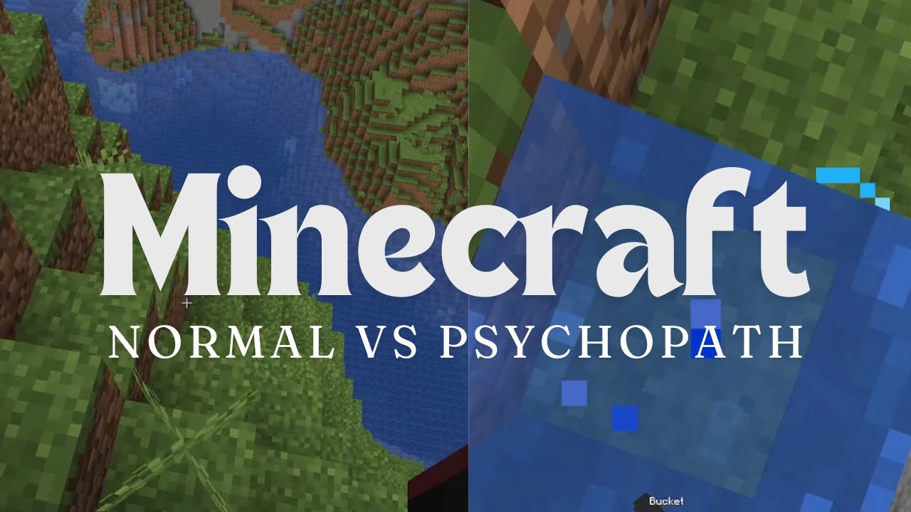 Minecraft : Normal Player vs Psychopath! - YouTube