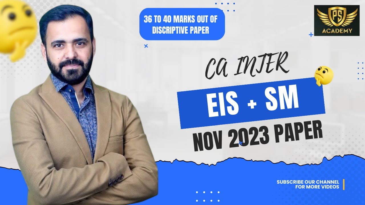 Nov 23 EIS SM Paper Analysis - YouTube