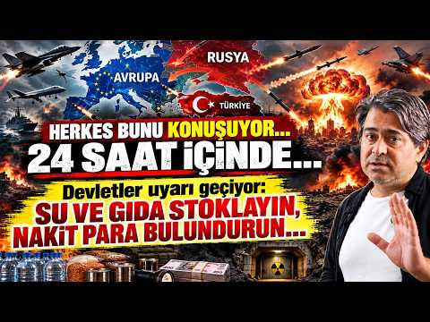 HERKES BUNU KONUŞUYOR! 24 SAAT İÇİNDE... Devletler uyarı geçiyor: Su, gıda stoklayın, nakit taşıyın