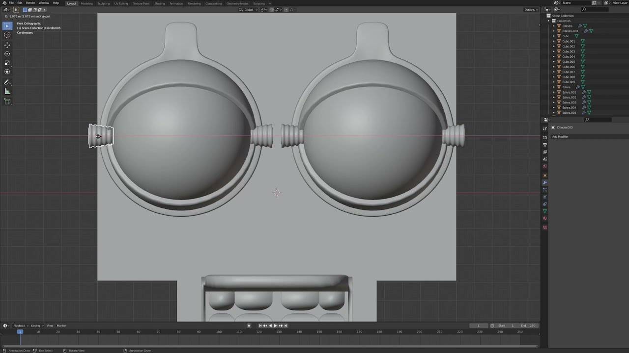 How to model the head of an endoskeleton (FNAF) Tutorial - YouTube