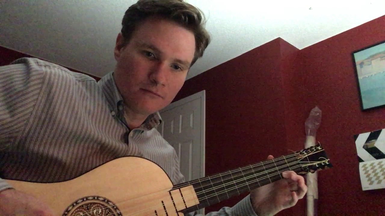 Gaspar Sanz on Baroque Guitar | Eric Shull - YouTube