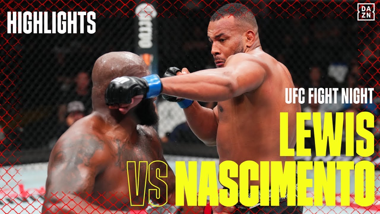 Derrick Lewis vs Rodrigo Nascimento | UFC Fight Night | DAZN Highlights ...