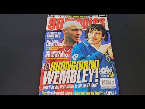 ASMR 90 Minutes Football Magazine From 1997 - (Last Ever Issue!) Flick ...