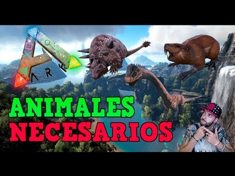 ARK SURVIVAL PS4 ANIMALES NECESARIOS - YouTube