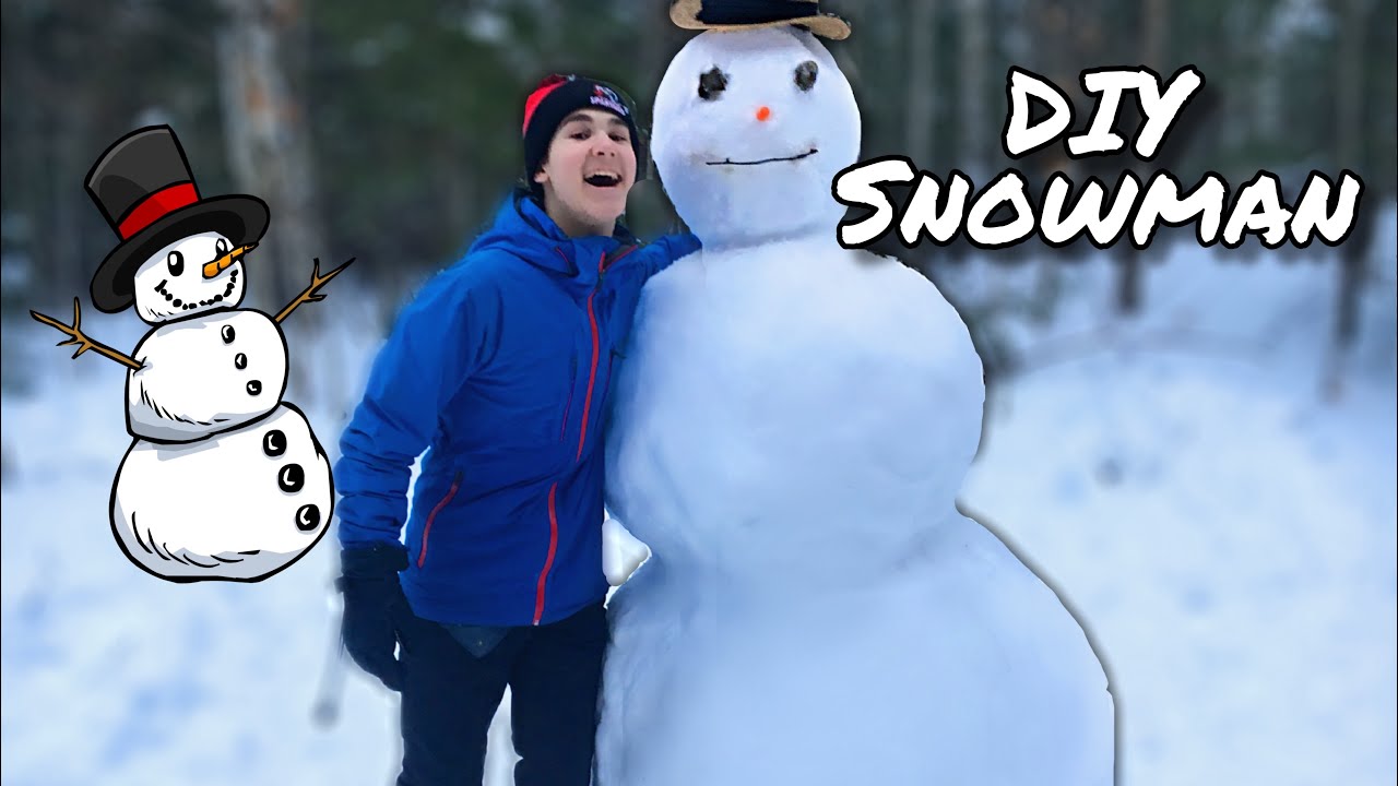 How To Make A Huge Snowman - YouTube