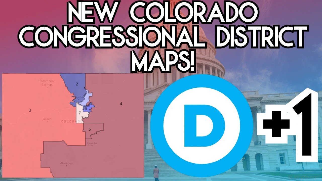 Colorado Unveils Their New Congressional Map! Dems Gain a Seat? - YouTube