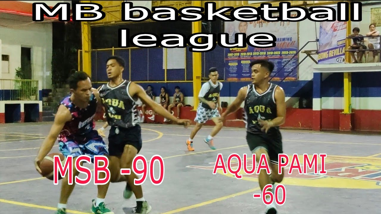 MB basketball league BSM vs AQUA PAMI - YouTube