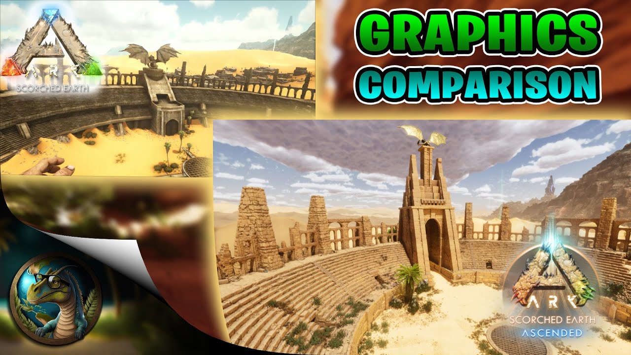 Ark Scorched Earth ASE vs ASA - YouTube