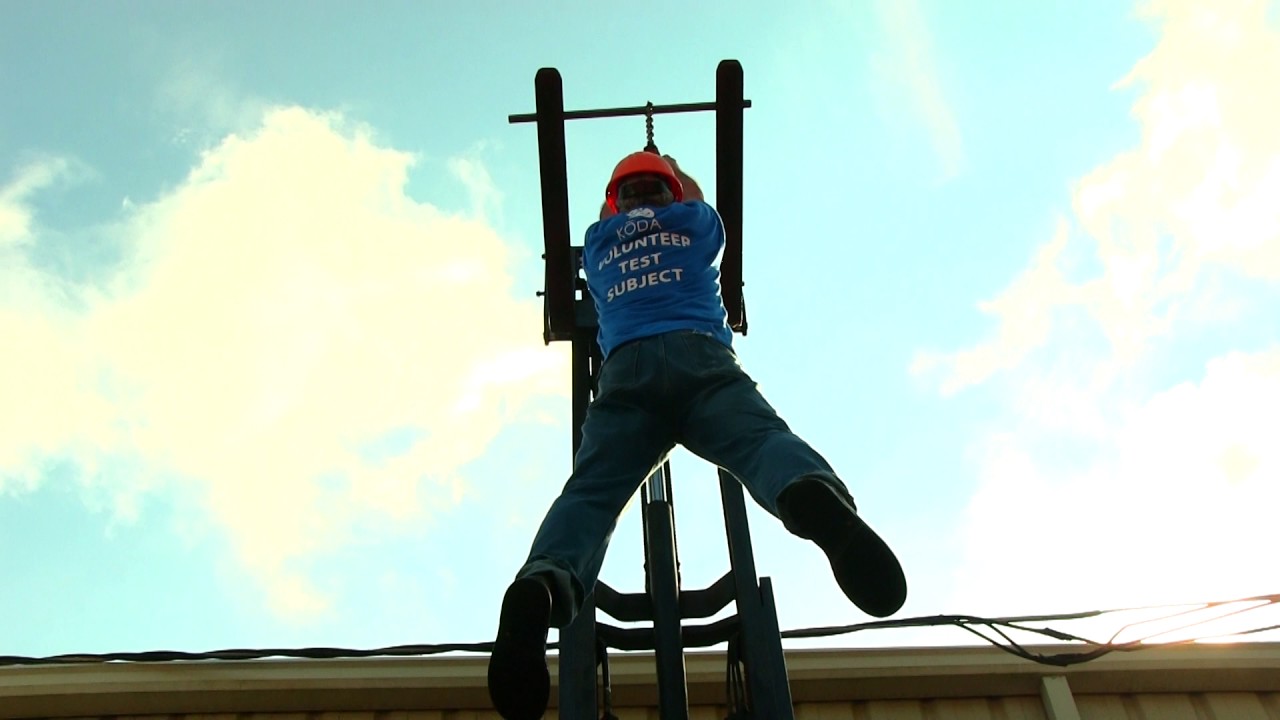 KODA aprons: Grommet Strength Test - YouTube