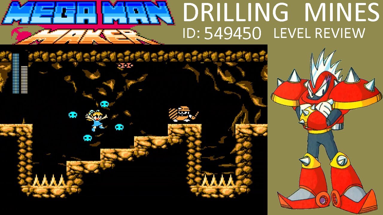 Mega Man Maker - Drilling Mines Review (549450) - YouTube