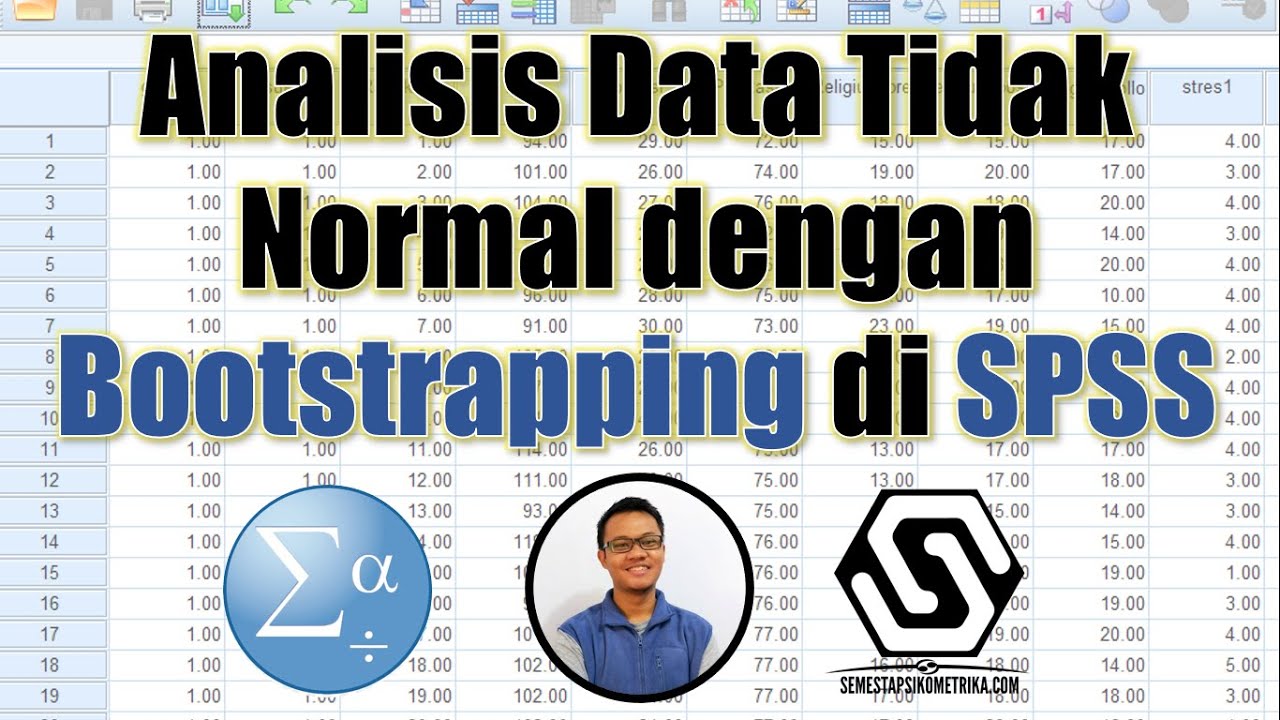 Analisis Data Tidak Normal dengan Bootstrapping di SPSS - YouTube