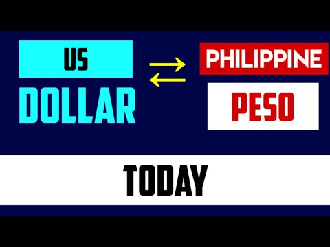 US Dollar to Philippine Peso Foreign Currency Exchange Rates Today USD ...