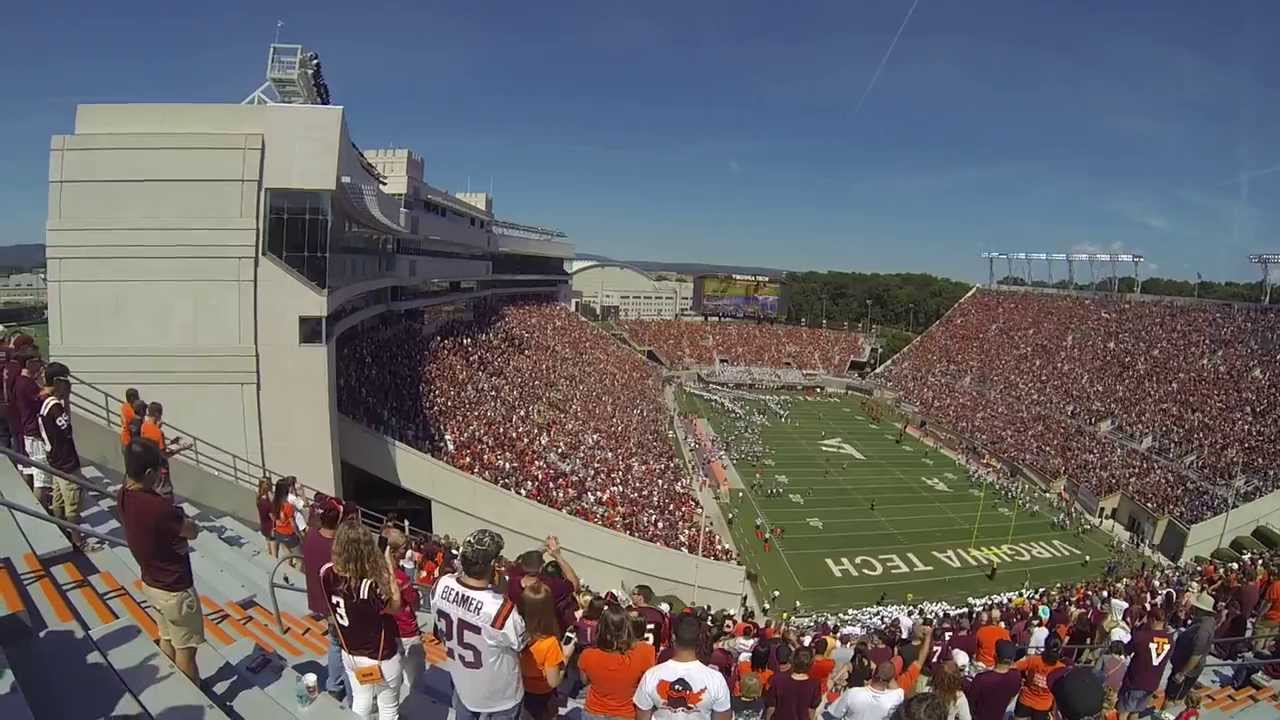 VT vs. Western Carolina - Enter Sandman - YouTube