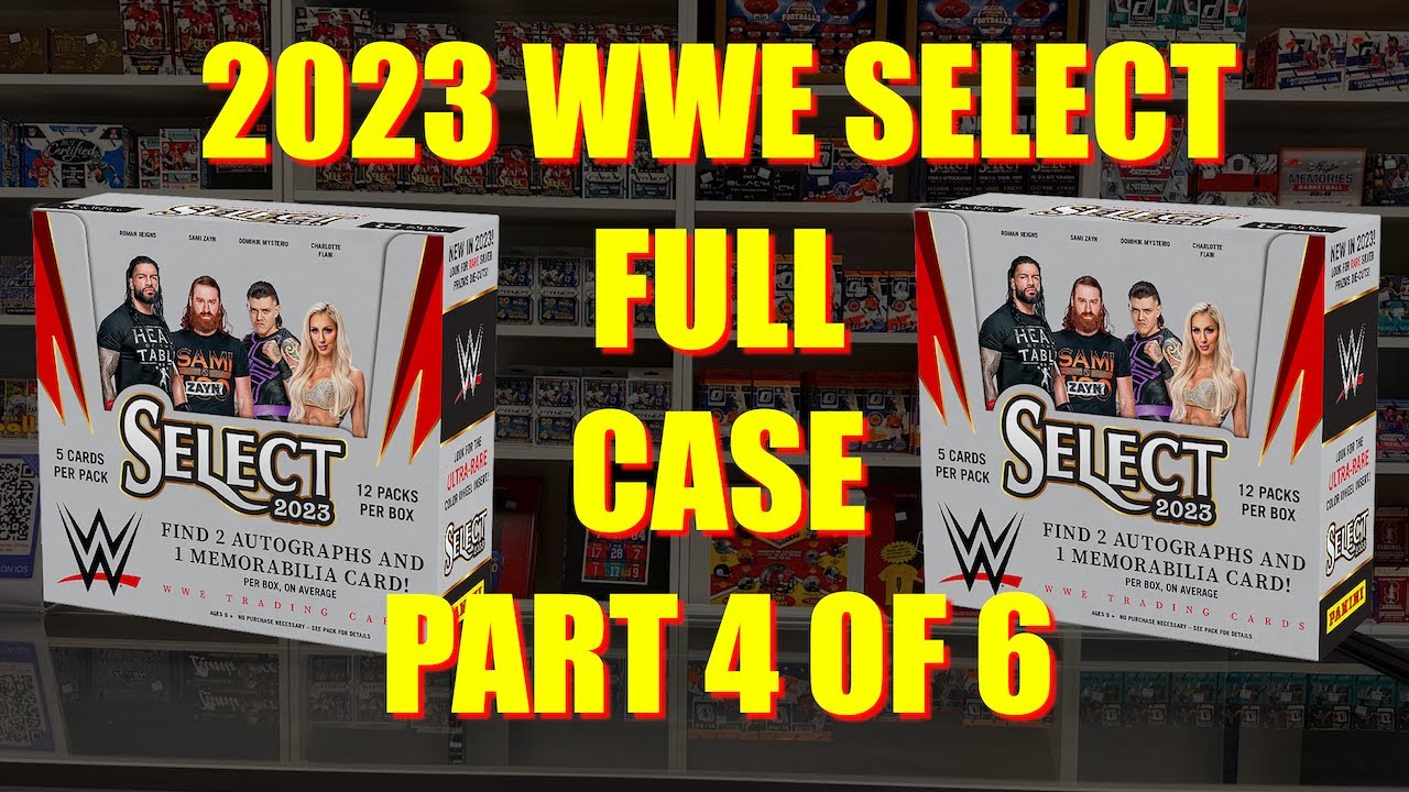 FULL CASE OF 2023 WWE SELECT HOBBY BOXES | PART 4 OF 6 - YouTube
