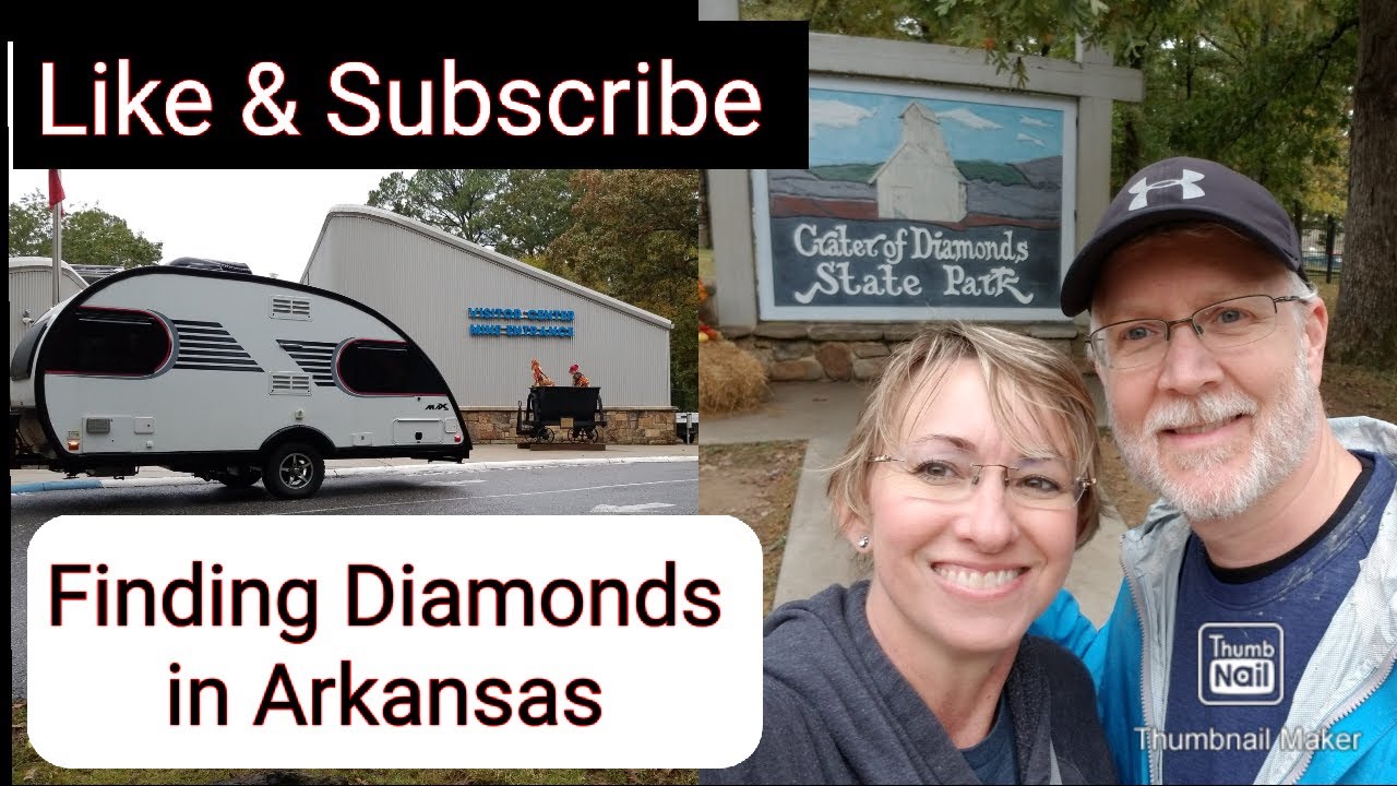 DIAMOND HUNTING and CAMPING at Crater of Diamonds State Park in our ...