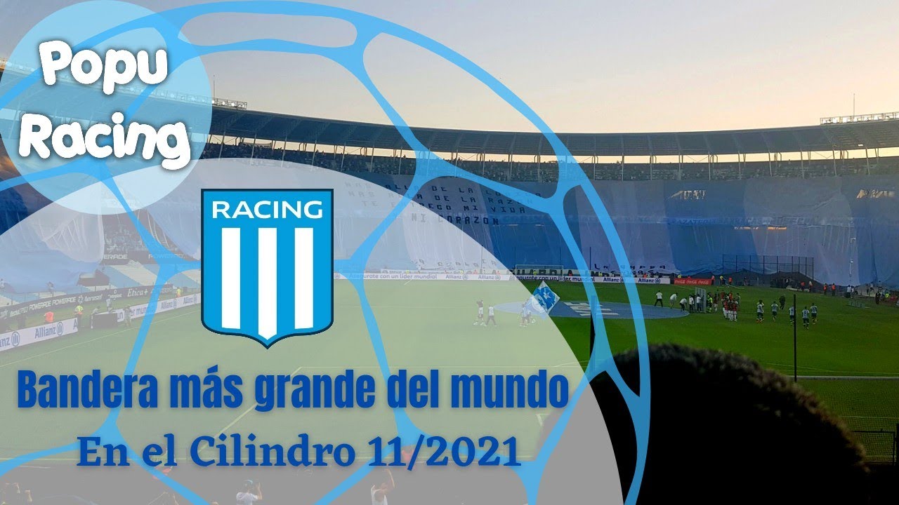 Racing Club / Bandera más grande del mundo 💙🤍💙 - YouTube