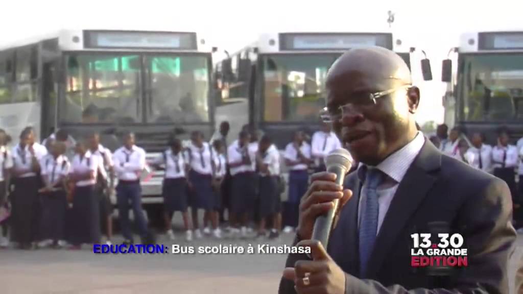 Le 14 septembre: Des bus scolaire pour les élèves de Kinshasa - YouTube