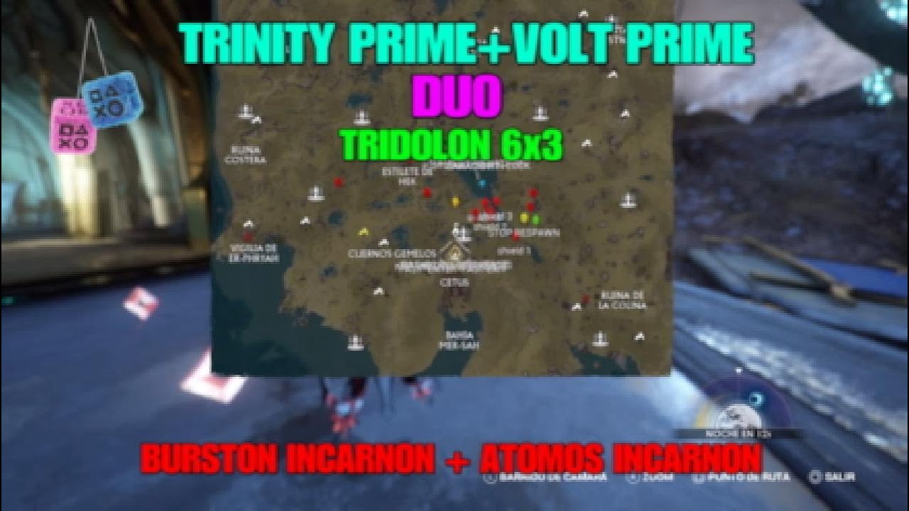 WARFRAME*TRINITY PRIME+VOLT PRIME*duo*TRIDOLON 6x3*burston INCARNON ...