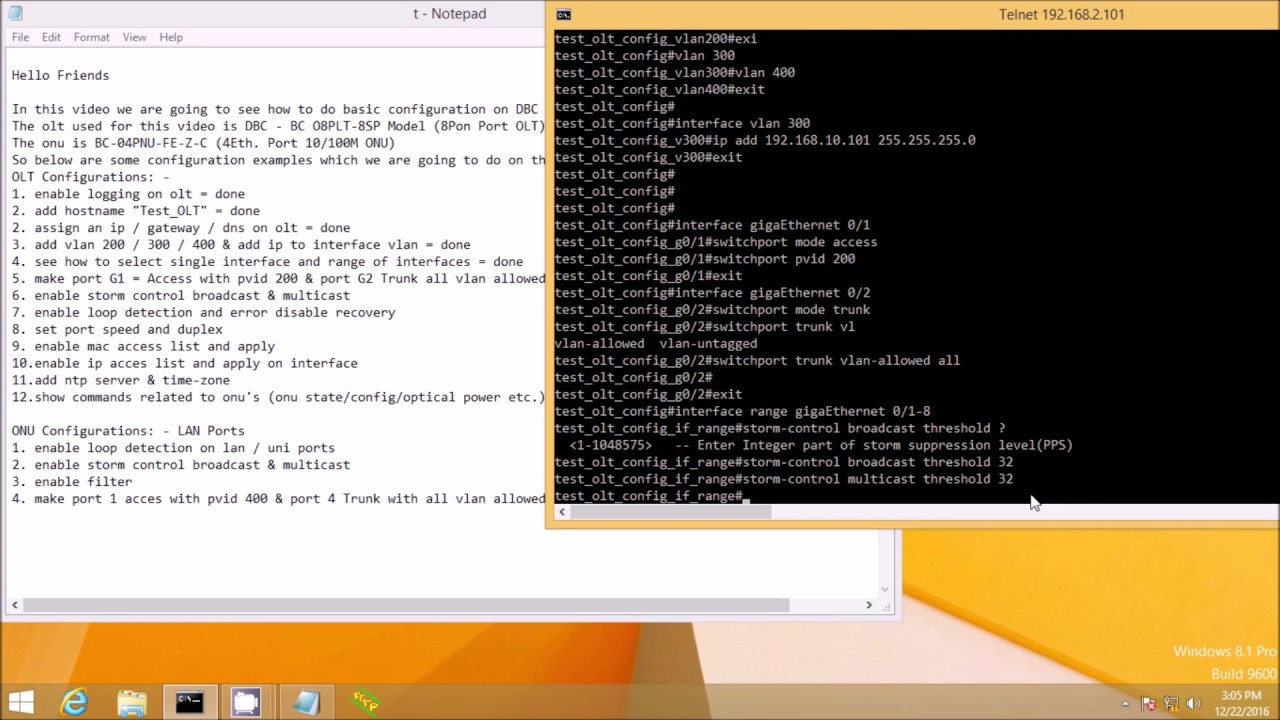 How to Configure DBC EPON OLT Part - 1 - YouTube