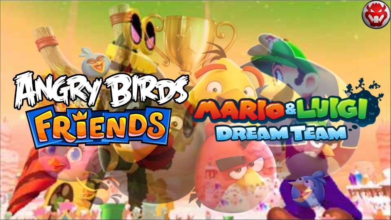 Size Up Your Friends - Angry Birds Friends & Mario & Luigi Dream Team ...