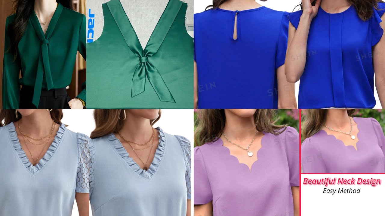 [4] V Neck Designs idea For Design Your Blouse | Smart Sewing Tips And ...