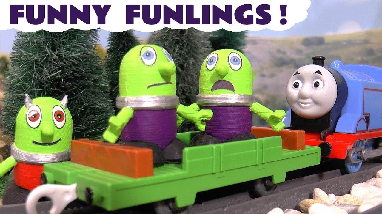 The Funlings Fun Toy Stories with Thomas & Friends Toy Trains - YouTube