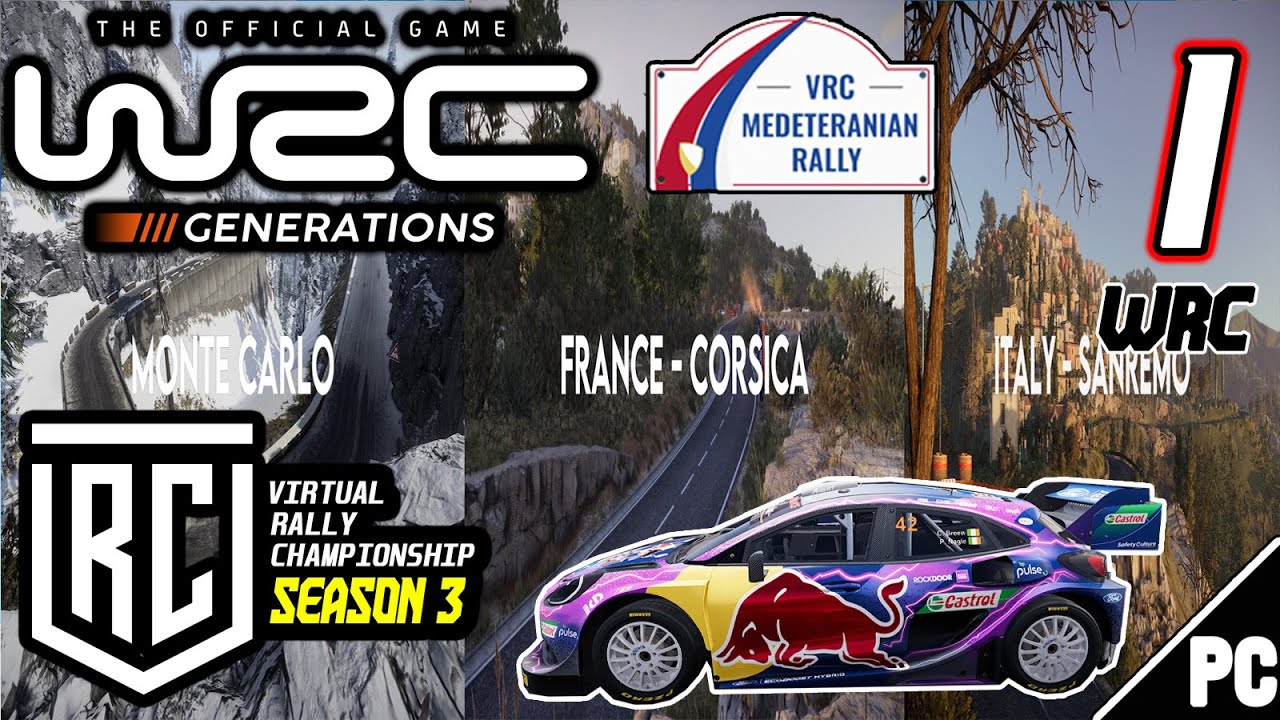 WRC Generations | VRC VIRTUAL RALLY CHAMPIONSHIP | S3 | #1 | Rally ...