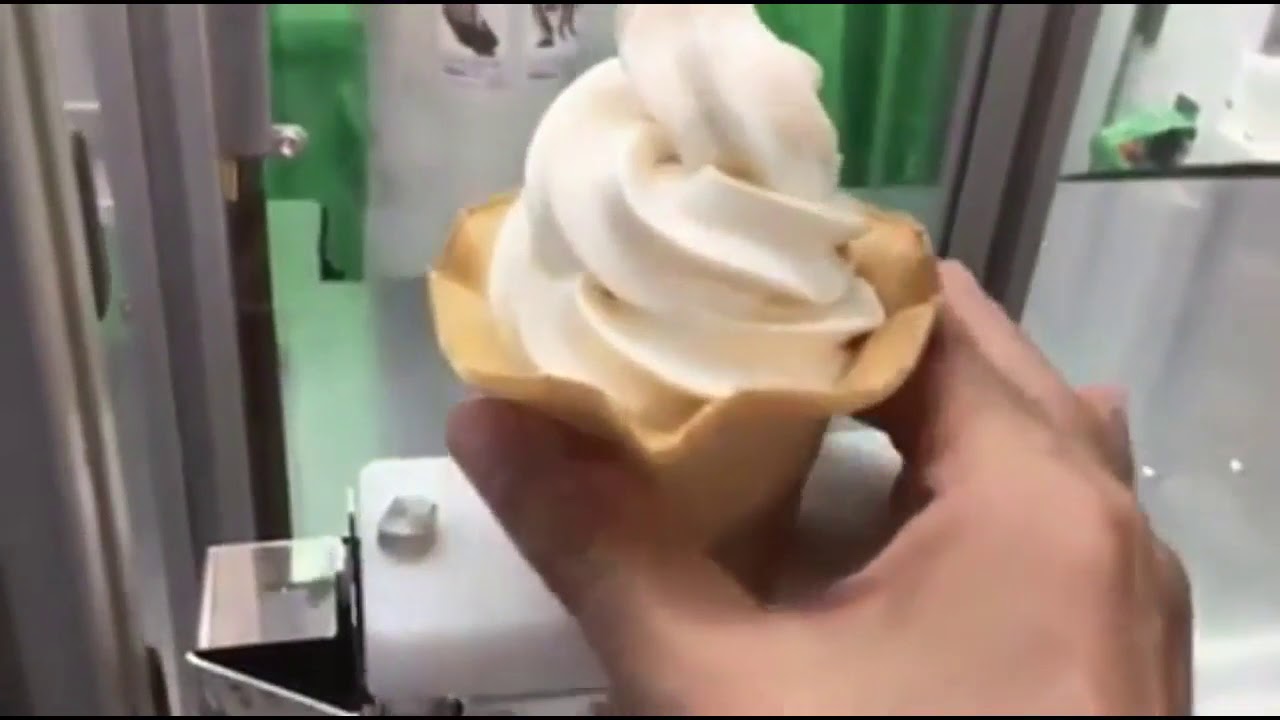 Robotics: The soft serve vending machine - YouTube