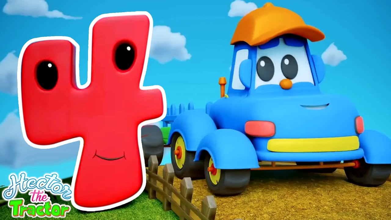 Learn Numbers 1 to 10 with Hector the Tractor + Preschool Educational ...