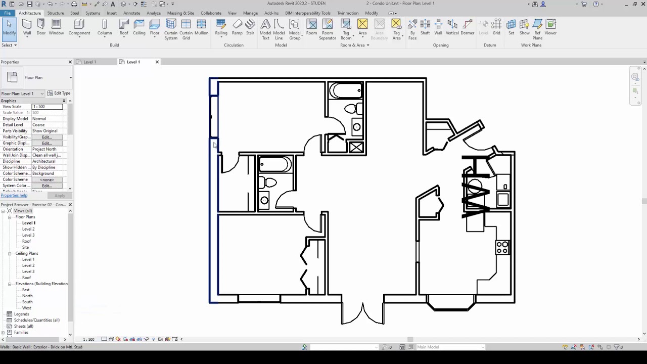 How to Use Revit Main User Interface - YouTube