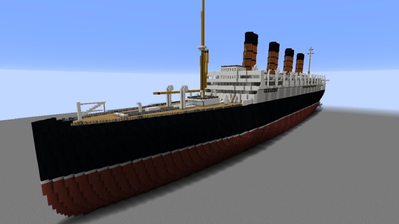 Minecraft! RMS Aquitania! - YouTube