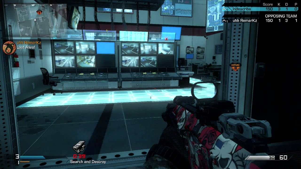 Call of Duty Ghosts: GB VbN Vs. uhh remarkz LEFT MID MATCH - YouTube