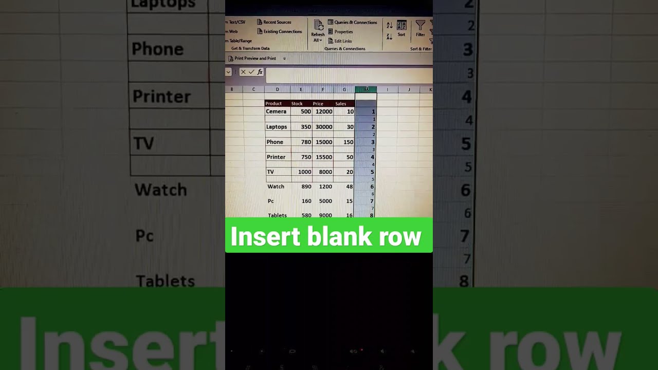 shorts insertrow How To Insert Row After Every Row YouTube shorts insertrow How To Insert Row After Every Row YouTube