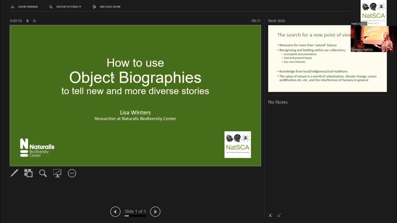 NatSCA2023 - How to use object biographies to tell new and more diverse stories - YouTube