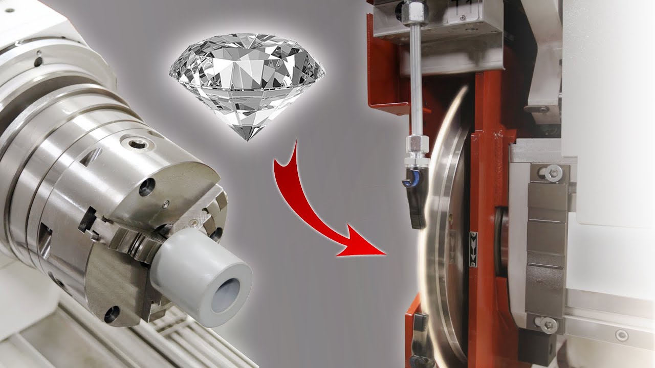 Grinding Ceramic Part on Studer S41 from United Grinding - YouTube